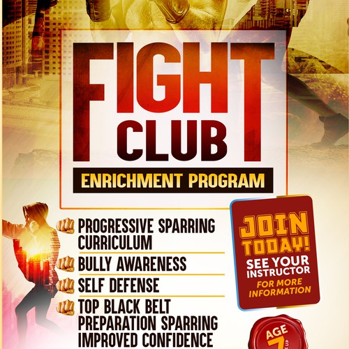 FIGHT CLUB BANNER | Signage contest