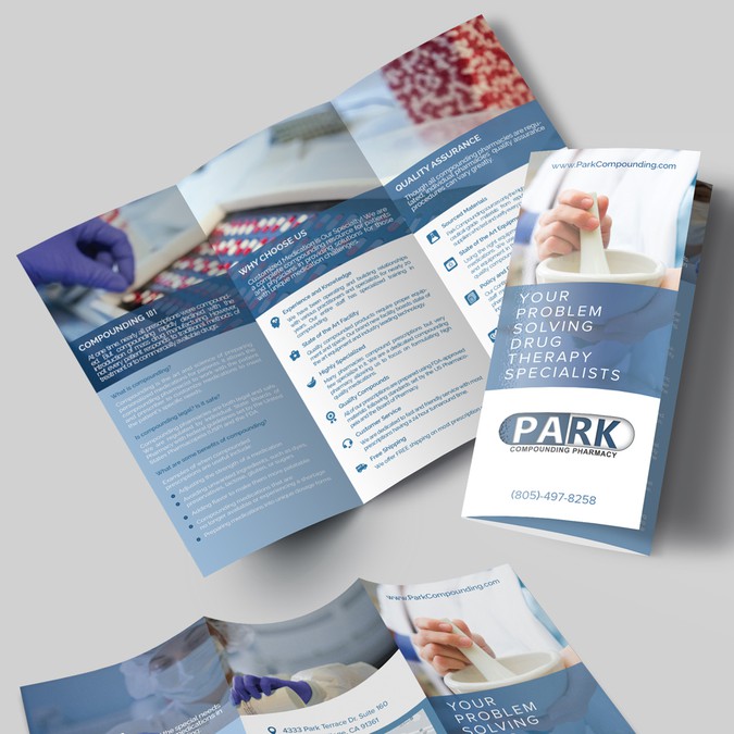 Create an eye-catching, high-end, and professional brochure for ...