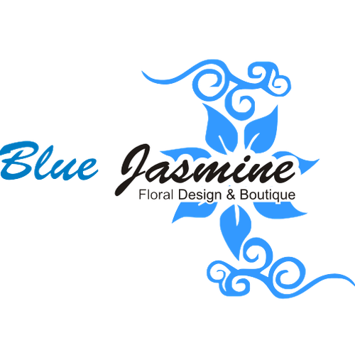 LOGO & BUSINESS CARD DESIGN FOR BLUE JASMINE LLC FLORAL DESIGN AND ...
