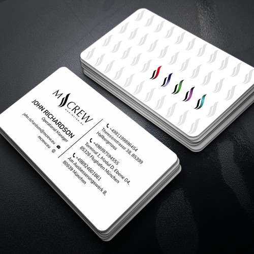 Designs | M-Crew Modern Visitenkarten | Business card contest