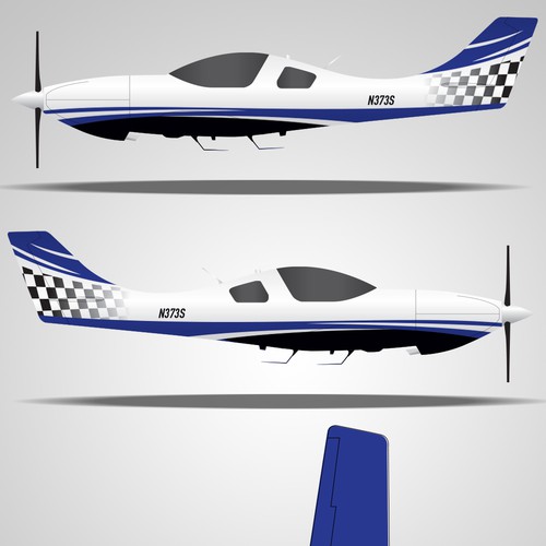 Lancair 360 Aircraft Paint Scheme to paint on to plane (not a template ...