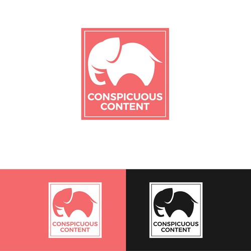 Design a Badass Pink Elephant Logo For LA PR Agency | Logo design contest