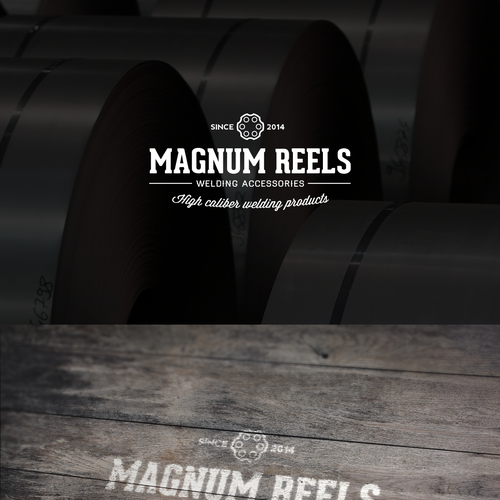 Create a vintage Magnum logo and brand identity for a welding ...