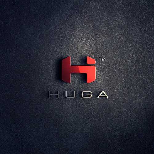 Huga Logo HUGO Blue Nugibol T Shirt White