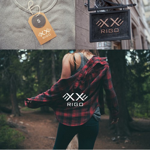 Create an eye catching logo for Fashion brand named RIGO. | Logo design ...