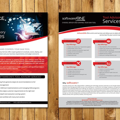 Tool Advisory Flyer design requried for external business opportunities ...