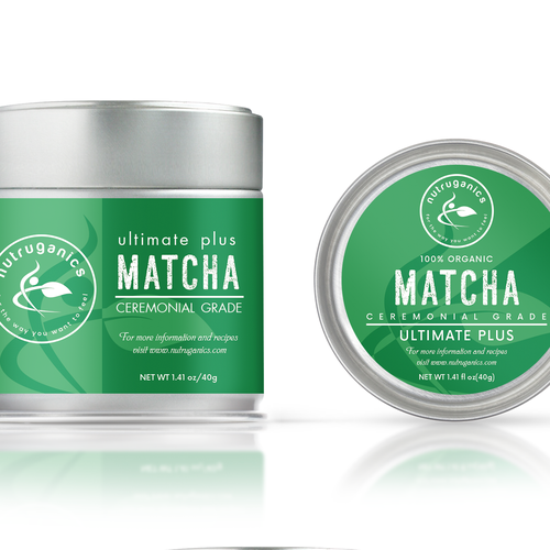 Create a clean high end label for Organic Matcha Green Tea | Product ...