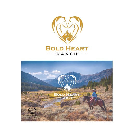Bold Heart Ranch - Bring Kickass and loving into this logo | Logo ...