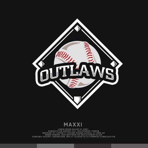 Outlawz Baseball Logo