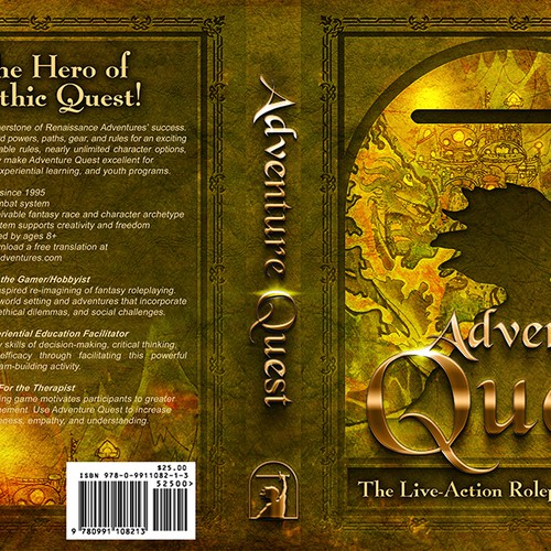 Designs | Book Cover for Adventure Quest, the Live-Action Roleplaying ...