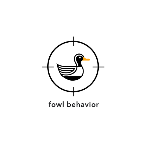 Designs | Fowl Behavior - hunting lifestyle brand logo | Logo design ...
