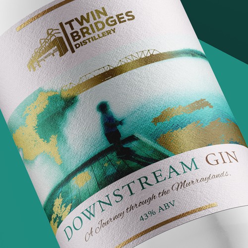 Designs | Twin Bridges gin label | Product label contest