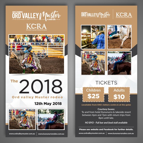 Design an entertaining flyer for a Rodeo | Postcard, flyer or print contest