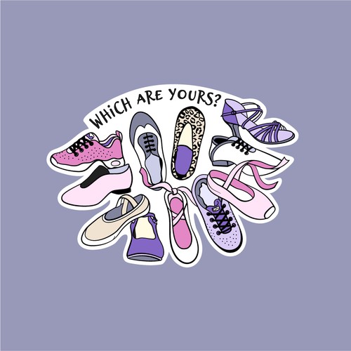Designs | Design a One-Of-A-Kind Dance Sticker | Sticker contest