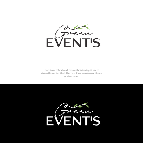 Designs | GREEN EVENT'S need his logo | Logo design contest