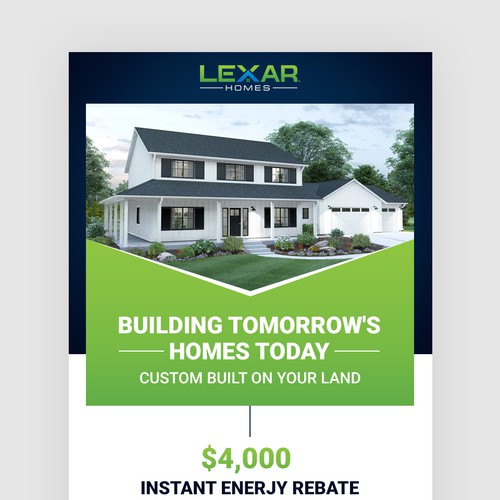 Designs | Custom Home builder marketing promotion | Email contest