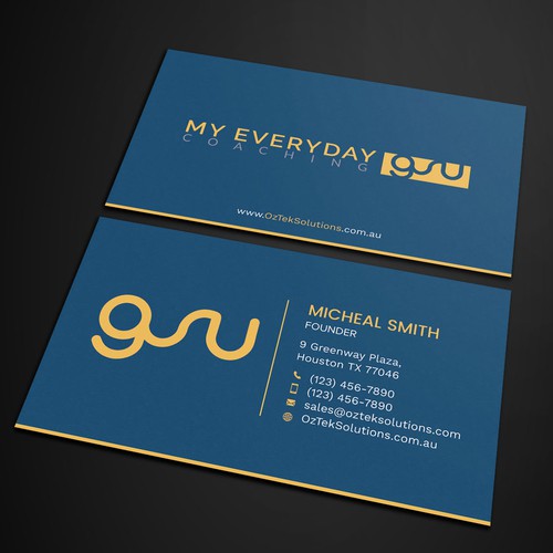 Create a card that shows the "Guru" in every geek! | Business card contest