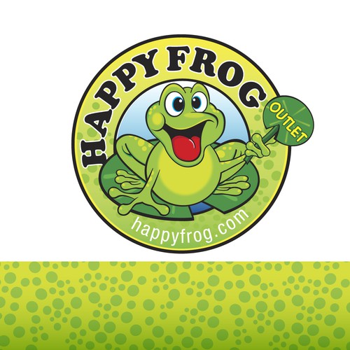 Create a Cool Modern Happy Frog illustration for Happy Frog Outlet ...
