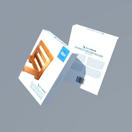 Create an edgy box for a bamboo record holder | Product packaging contest