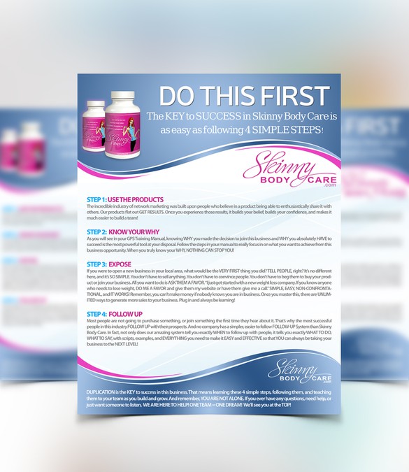 QUICK FLYER FOR MLM COMPANY - NEW | Postcard, flyer or print contest