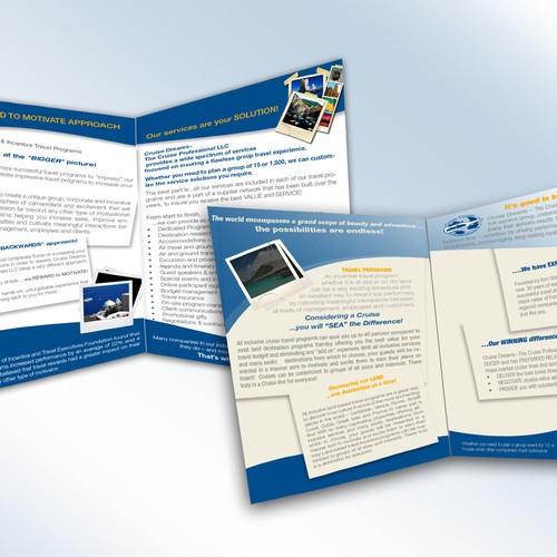 Leave Behind Brochure Folder for Incentive and Corporate Groups | Print ...