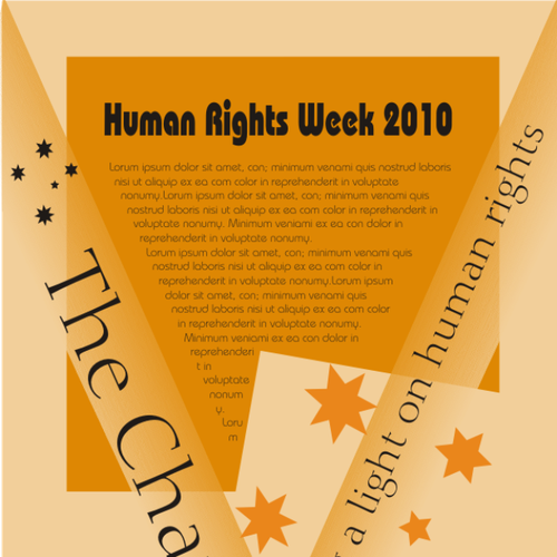 Human Rights Week 2010 Poster | Print or packaging design contest
