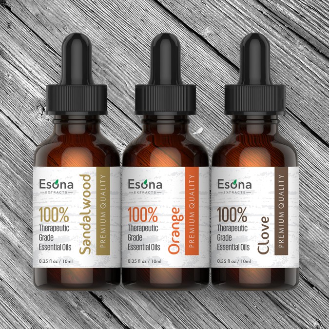 Design Essential Oil Labels For Esona | Product label contest