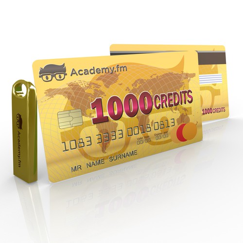 Create a Beautiful Golden "Credit" Card! | Product packaging contest
