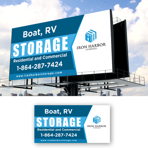 Road Side Billboard/sign for self storage | Signage contest