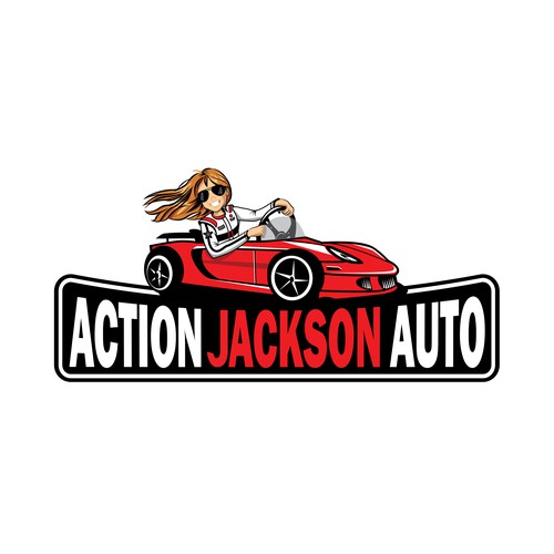 Action Jackson Auto (New, Action-packed Logo) | Logo design contest