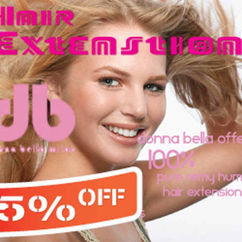 Designs | Banner Ads for Hair Extension Company | Banner ad contest