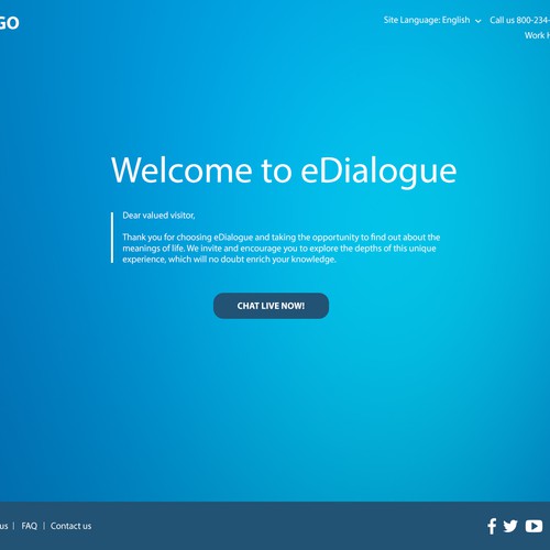 Create a good looking web page. | Landing page design contest