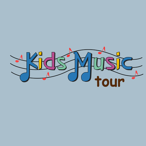 Create a cool logo for kids age 5-8 music classes, Kids Music Tour ...