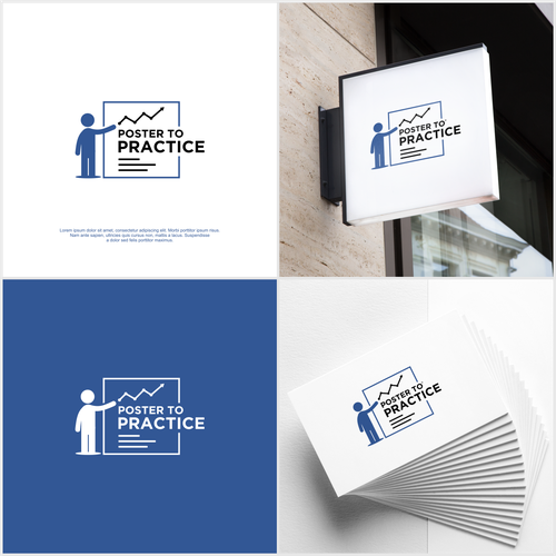 Designs | PosterToPractice Logo Contest | Logo & brand guide contest