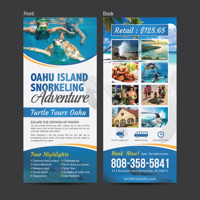 Hawaii tour company needs awesome flyer! | Postcard, flyer or print contest