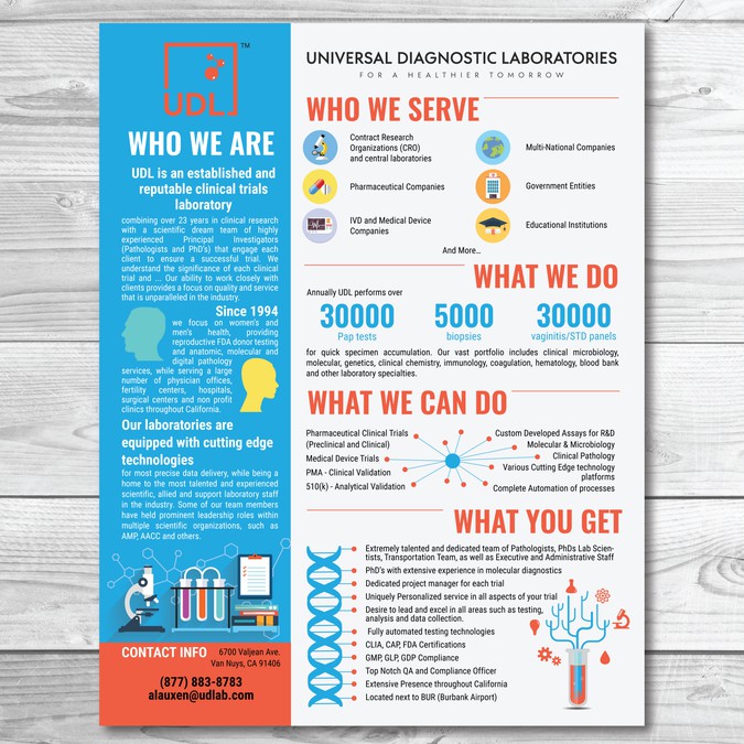 Give us a Hot & Trendy Typography/Infographic Clinical Trials Flier or ...