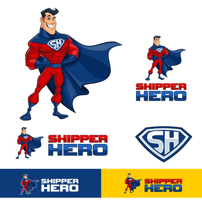 Design Super Hero logo for Shipper Hero | Logo design contest