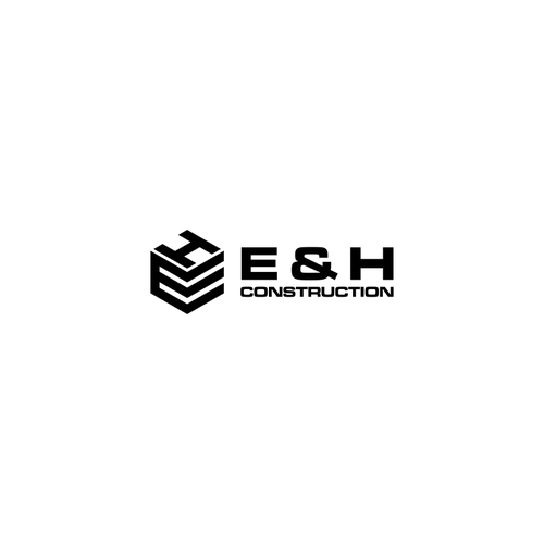 I'm looking for a great vintage, stately construction logo for E & H ...
