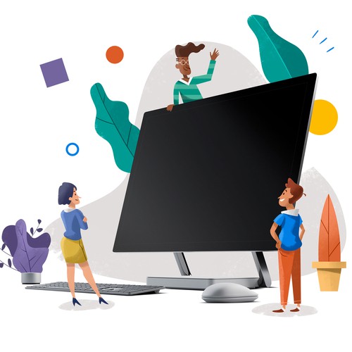 Web Design Art: the Best Custom Web Design Artwork | 99designs