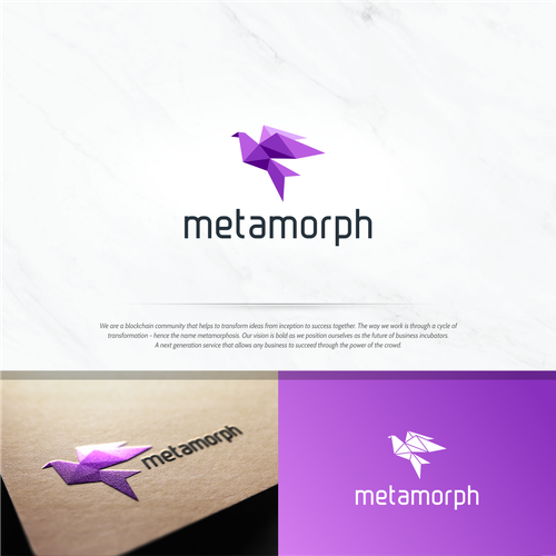 Design transformational logo for decentralized metamorph network | Logo ...