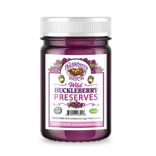 Designs | design a label for Wild Huckleberry Preserves! Unique product ...