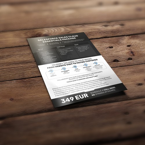Design a one page promo package for a Salesforce Consultancy | Postcard ...