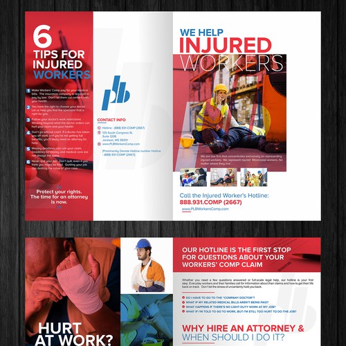 PLB Workers Comp Brochure | Brochure contest