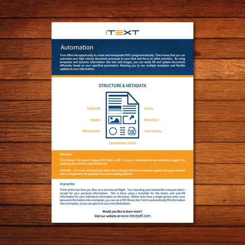 PDF flyer template | Postcard, flyer or print contest