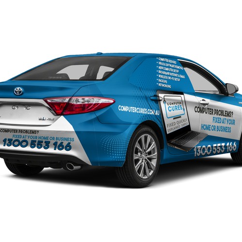 Design a world class Car Wrap for Computer Repair and IT Support ...