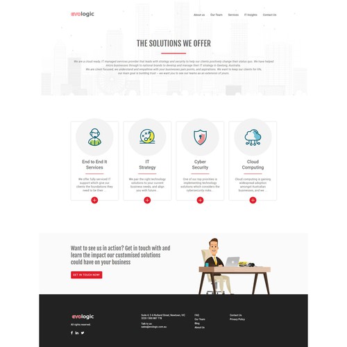 Our Services - Landing Page Design | Landing page design contest