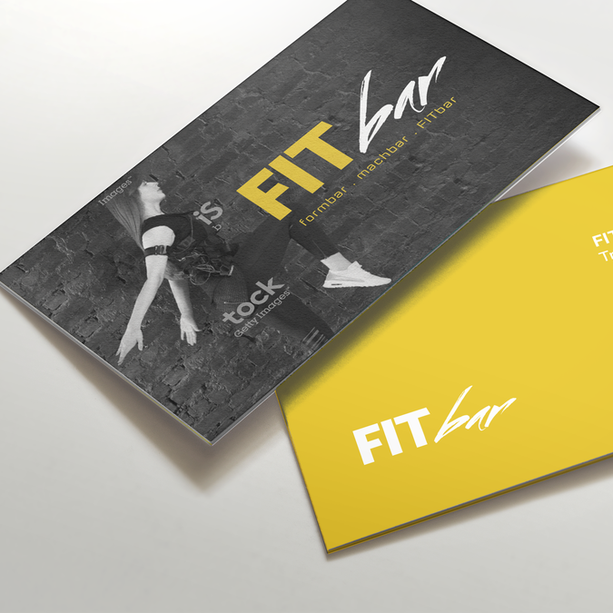 FITbar braucht ein Logo! | Business card contest