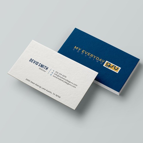 Create a card that shows the "Guru" in every geek! | Business card contest