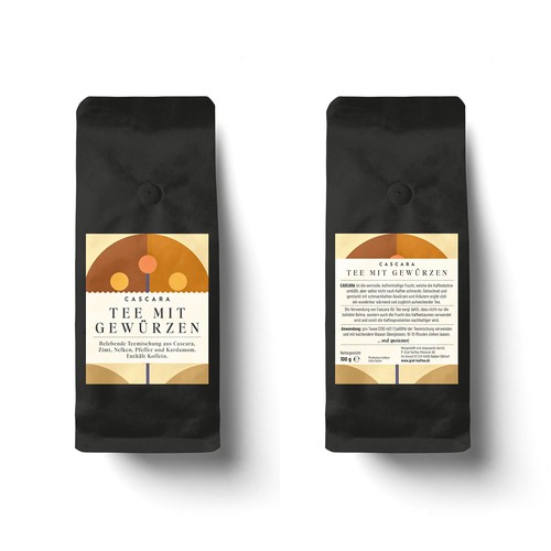 Designs | Cascara tea label | Product packaging contest