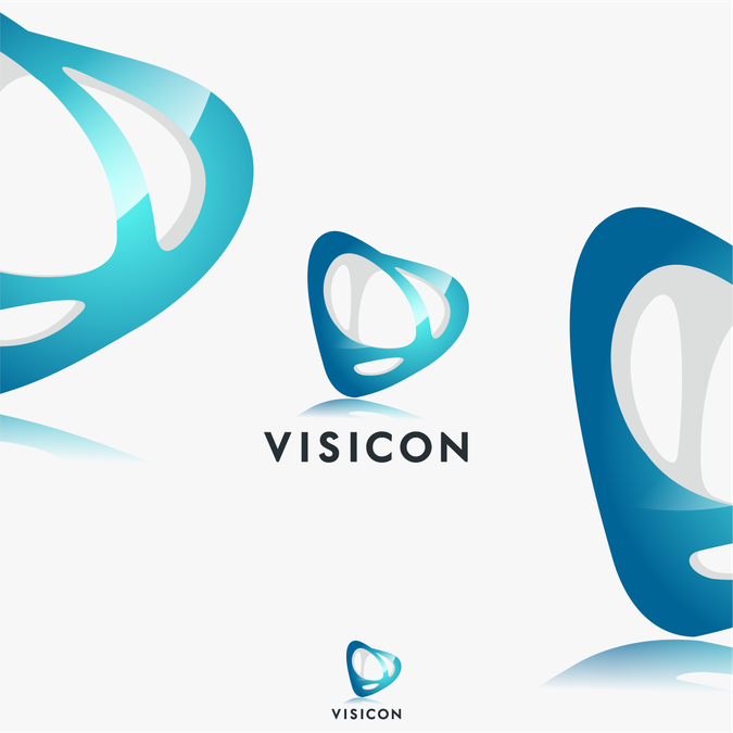 Create a stunning logo to represent Visicon's smart 3D model viewing ...